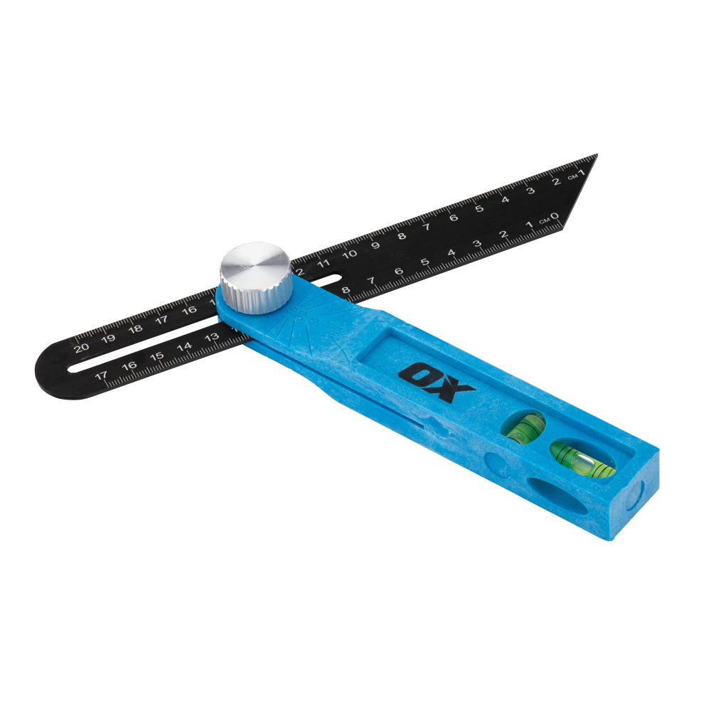 OX Trade Sliding Bevel - 8-Inch/200mm - OX Tools New Zealand